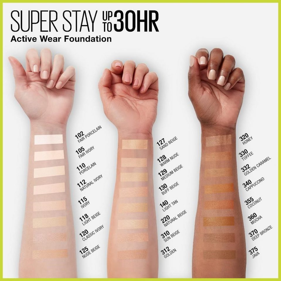 Maybelline Superstay Foundation Shades - Redmond Mom